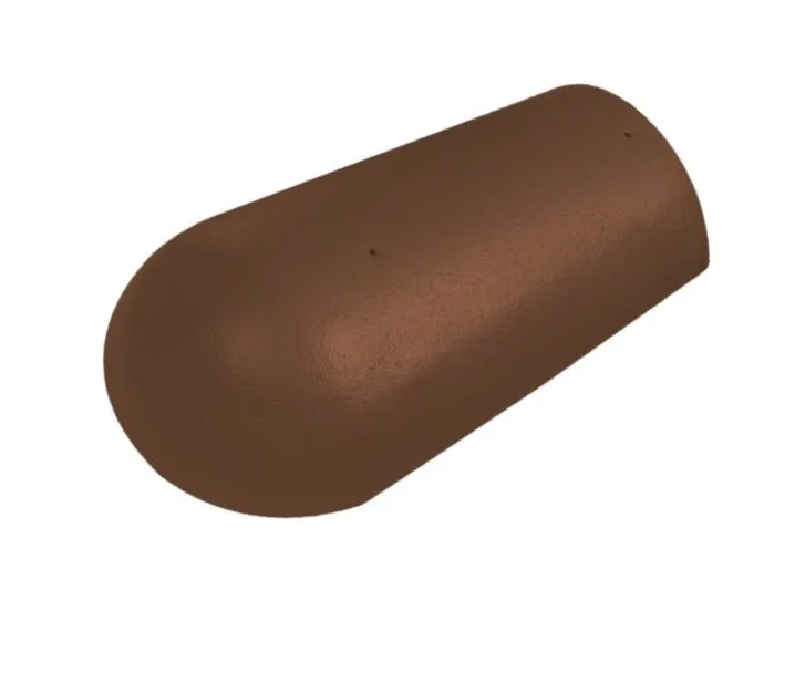 Bramac Protector Plus koncový hřebenáč s vrutem / tmavohnědý | STAV-INVEST