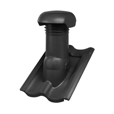 Bramac Moravská komplet odvětrání 100 PVC DuroVent / černá | STAV-INVEST