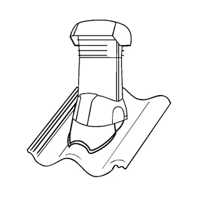 Bramac MAX komplet odvětrání 125 PVC DuroVent / černá | STAV-INVEST
